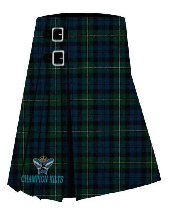 Campbell of Loudoun Ancient Tartan Kilt-Scottish Cultural tartan kilt