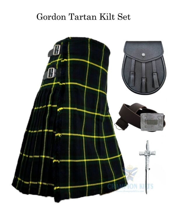 Gordon Tartan Kilt Set