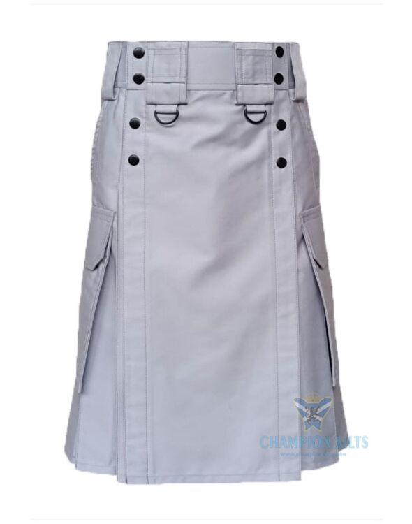 New Style White Utility Kilt